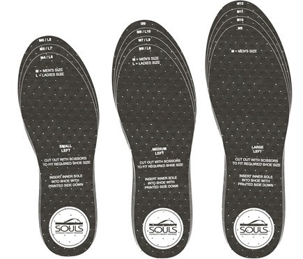 Black and White Inner Soles - SALE PRICE